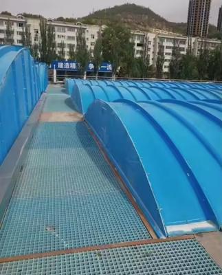 Cina Copertura del serbatoio delle acque reflue resistente alla corrosione Frp Grp Per ingegneria dei sistemi di trattamento delle acque reflue in vendita