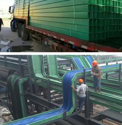 Cina Connessione elettronica esteriore a canalizzazione del cavo FRP Tavolo standard Dimensione 200x100 Spessore 0,6 mm~2 mm in vendita