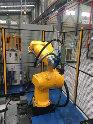 China Golden laser | round  tube laser cutting machine Staubli robot arm for cross car beam cutting for sale