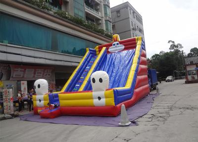 China 0.55mm PVC Tarpaulin Rabbit Inflatable Slide Commercial Fire Retardant for sale