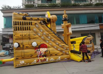 China Corrediça inflável comercial gigante do navio de pirata de encerado durável do PVC para o aluguel à venda