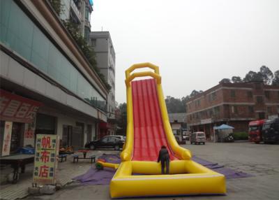 China Exciting Fire - Resistant Water Inflatable Rentals /  Inflatable Pool Slide For Beach for sale