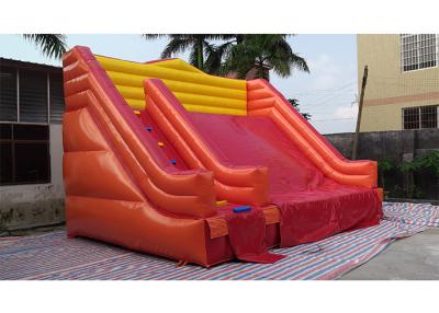 Cina acquascivolo gonfiabile gigante blu di Commercia del campo da giuoco degli adulti e dei bambini del PVC di 0.55mm per il partito in vendita