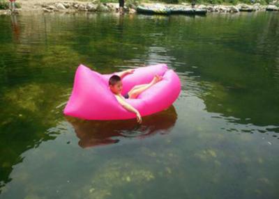 China Custom Lazy Hangout Inflatable Sleeping Bag / Sofa / Banana Bag For Camping for sale
