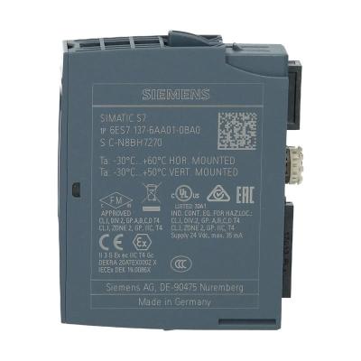 Cina 6ES7137-6AA01-0BA0 Programmable Logic Controller SIEMENS Automation In Manufacturing Industry in vendita