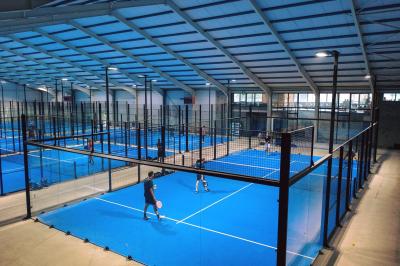 中国 熱い販売12mm Padelのテニス分野は緩和されたガラス パノラマ式の屋外のPadel裁判所を取り除く 販売のため