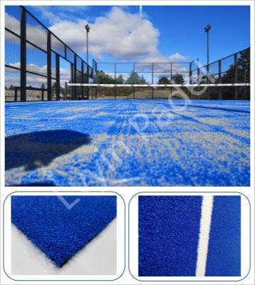 China 10mm Tennis Kunstmatig Gras 6x20m10x20m Panoramisch Padel-Hof Te koop