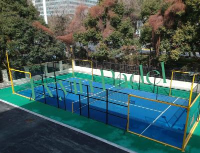 China Campo de tênis completo portátil da corte 4m do fabricante 10x20m Padel de China Lvyin à venda