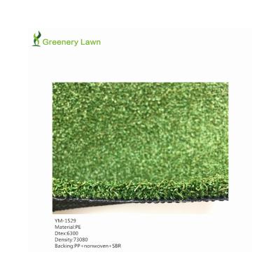 Cina prato inglese verde d'abbellimento verde mettente 10-18mm di golf a 5/32 pollici di 15mm per il campo da giuoco in vendita