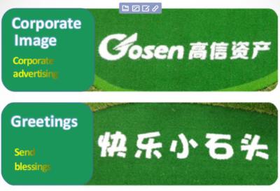 Cina sintetico verde mettente artificiale 40mm di verdi di golf del cortile del tappeto erboso 1.5x3m di 10mm in vendita