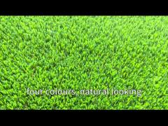 Decoration Flooring Artificial Grass 35mm 2*25m High Density In Backyard
