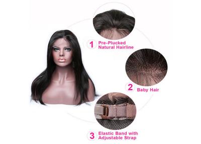 Cina Parrucche vergini del pizzo dei capelli umani di 100%, parrucche anteriori del pizzo per le donne di colore in vendita