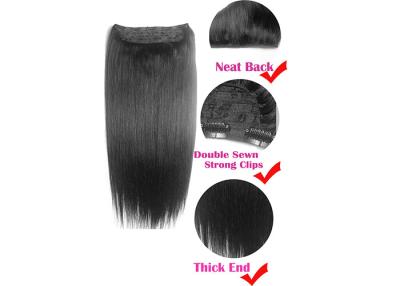 China Klipp-Spitze-Klipp der Längen-20inch in Haarc$ich-spitzen-U-Spitze leichtem Schlag in Haar-Halo-Haar-Erweiterungs-natürlicher Schwarzes 1b-Farbe zu verkaufen