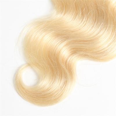 Cina Capelli umani reali brasiliani di colore #613 del corpo di Wave del pizzo della chiusura dei capelli biondi del bambino in vendita