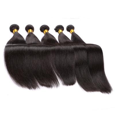 Cina Estensioni malesi seriche non trattate dei capelli diritti 8