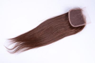 Cina Capelli umani peruviani del brasiliano di colore #4 Brown scuro del tessuto dei capelli di Ombre del vergine in vendita