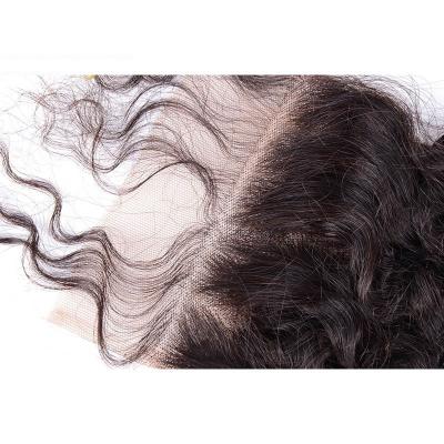 Cina Le parrucche ricce crespe peruviane della parte anteriore del pizzo dei capelli umani non hanno elaborato integrale in vendita