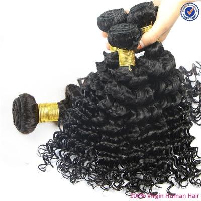 Cina Densamente il tessuto dei capelli umani 100, raddoppia i forti capelli brasiliani ricci sciolti di trama tirati  in vendita
