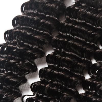 Cina Capelli brasiliani umani di Wave del corpo 3 pacchi, tessuto profondo sciolto dei capelli umani di Wave in vendita
