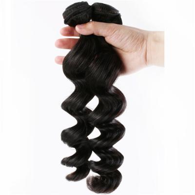 Cina Il tessuto riccio sciolto dei capelli umani di Wave impacchetta la morbidezza di seta con l'estremità completa spessa in vendita