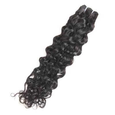 Cina I capelli vergini brasiliani della cuticola piena impacchettano il colore nero naturale dei capelli sciolti di Wave in vendita