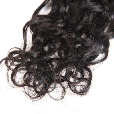 Cina I capelli vergini brasiliani della cuticola piena impacchettano il colore nero naturale dei capelli sciolti di Wave in vendita