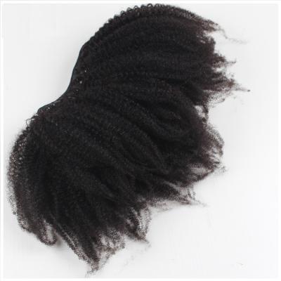 Cina Pacchi vergini peruviani ricci crespi di cucito materiali dei capelli di afro del tessuto dei capelli vergini di alta qualità buoni in vendita