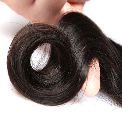 Cina I capelli peruviani neri naturali di Wave del corpo non impacchettano spargimento delle estensioni bagnate ed ondulate in vendita