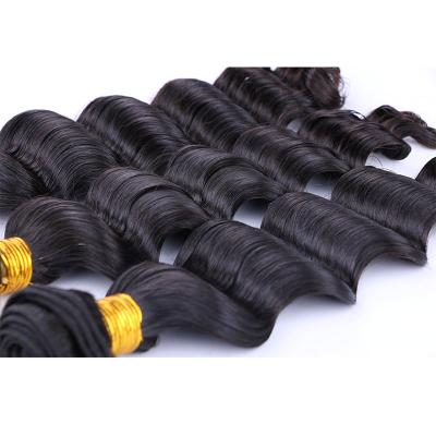 Cina Estensioni peruviane profonde dei capelli ricci di Wave dei capelli vergini peruviani non trattati nessun prodotto chimico in vendita