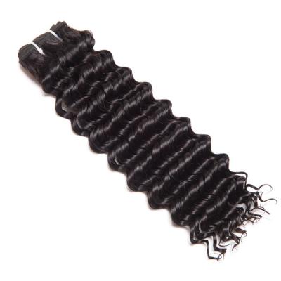 China Het vrij Zachte Diepe Peruviaanse Haarweefsel bundelt Dubbele Weft Machine uitkiest Getrokken Haar Te koop