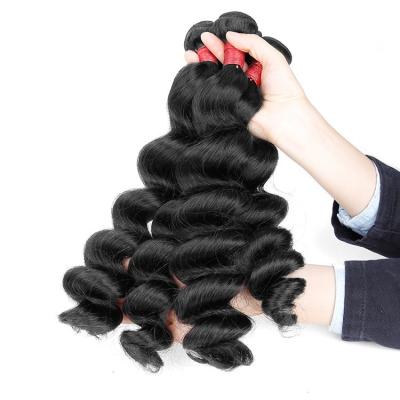 Cina I capelli umani peruviani di colore puro non impacchettano peso sciolto peruviano di spargimento dei capelli 3.5OZ di Wave in vendita