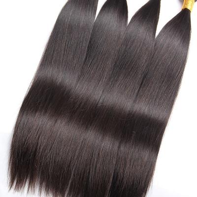 Cina I capelli diritti peruviani lisci serici impacchettano la trama 300 grammi con la chiusura del pizzo in vendita