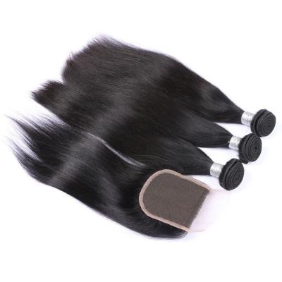 Cina I capelli diritti peruviani di 100% impacchettano i capelli vergini diritti sani per le donne in vendita