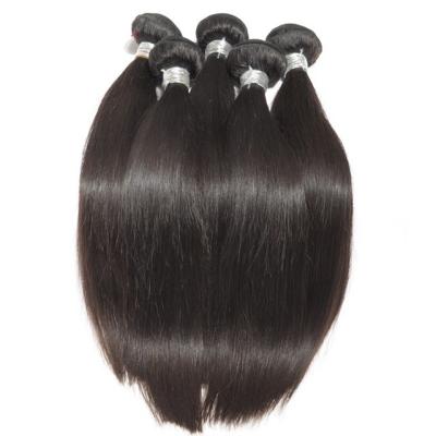China O cabelo humano do Virgin reto empacota a cutícula completa da extensão peruana do cabelo nenhum ácido à venda