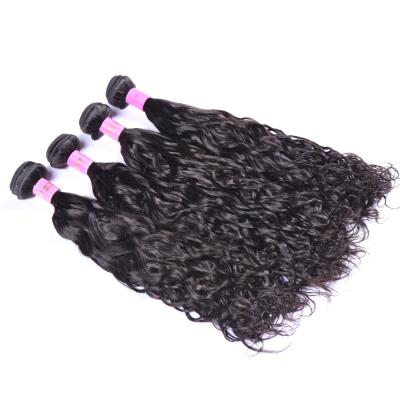 Cina Pacchi peruviani reali ondulati dei capelli umani dell'acqua, capelli sciolti peruviani di Wave in vendita