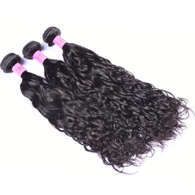 Cina Pacchi peruviani reali ondulati dei capelli umani dell'acqua, capelli sciolti peruviani di Wave in vendita