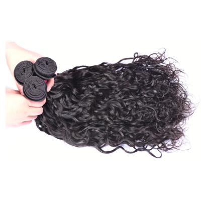 Cina Pacchi peruviani reali ondulati dei capelli umani dell'acqua, capelli sciolti peruviani di Wave in vendita