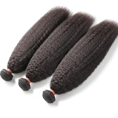 Cina I capelli ricci crespi di Yaki impacchettano le donne 100 estensioni dei capelli umani non chimiche in vendita