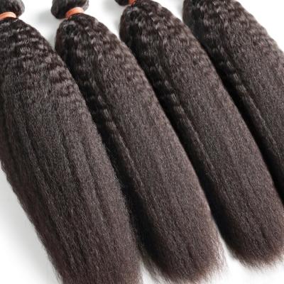 Cina I capelli ricci crespi di Yaki impacchettano le donne 100 estensioni dei capelli umani non chimiche in vendita
