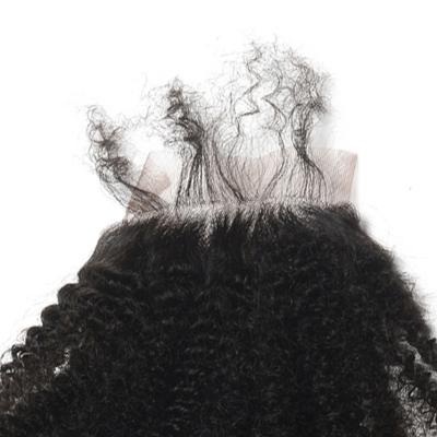 Cina Chiusura frontale pre colta naturale del pizzo del nero con i capelli del bambino che spargono liberamente in vendita