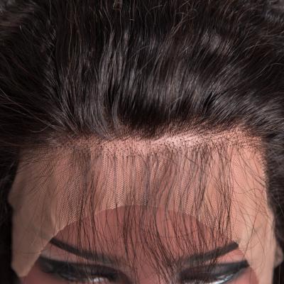 Cina Struttura diritta crespa di Yaki del corpo di Wave 360 del pizzo del brasiliano frontale diritto dei capelli umani in vendita