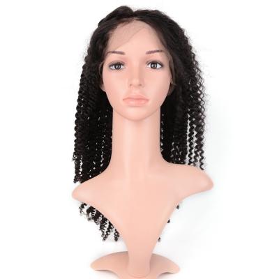 Cina Dimensione media per le donne di colore, densità del pizzo delle parrucche ricce piene dei capelli umani di 130% in vendita