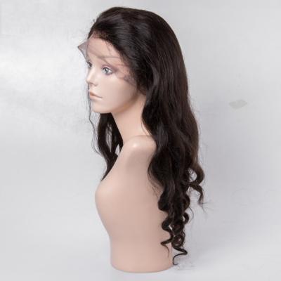 Cina Parrucche vergini della parte anteriore del pizzo dei capelli umani nessuno spargimento per la donna di colore, colore medio di Brown in vendita