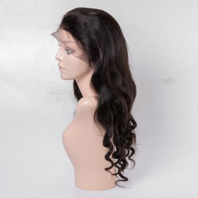 Cina Parrucche vergini della parte anteriore del pizzo dei capelli umani nessuno spargimento per la donna di colore, colore medio di Brown in vendita