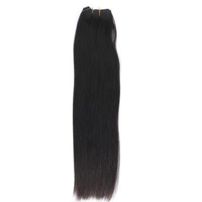 China Flip In Halo Hair Extension One Piece Set Black Lace With Fish Wire Clip In Human Hair Extension for sale