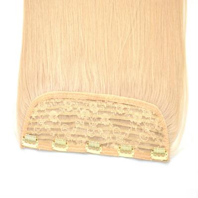 China Um grampo longo da parte no cabelo humano das extensões do cabelo uma cor completa de 100 gramas à venda