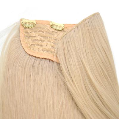 China Um grampo longo da parte no cabelo humano das extensões do cabelo uma cor completa de 100 gramas à venda