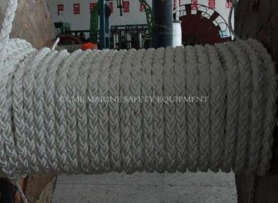 China 8 Strand Marine Rope 2.5 Inch PP Rope Marine Rope 64mm Mooring Rope Polypropylene for sale