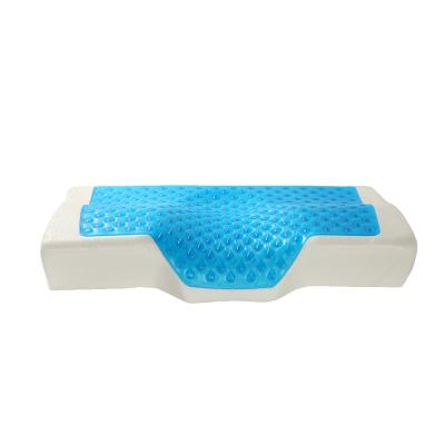 Chine Oreiller de refroidissement de mousse de mémoire de cou de voyage avec couverture molle de refroidissement de Pilling de gel l'anti  à vendre