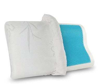 Chine Oreiller frais de mousse de mémoire de séjour ouvert de structure cellulaire, oreiller toujours froid blanc de bleu à vendre